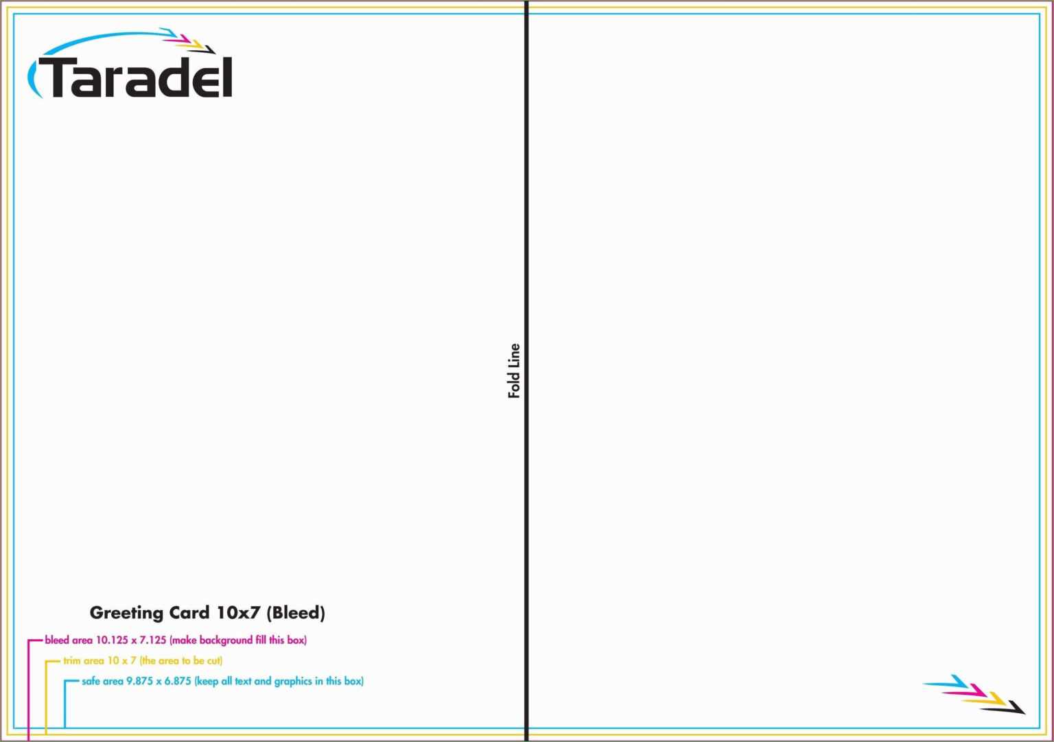 002 Quarter Fold Card Template Photoshop Indesign Greeting pertaining ...