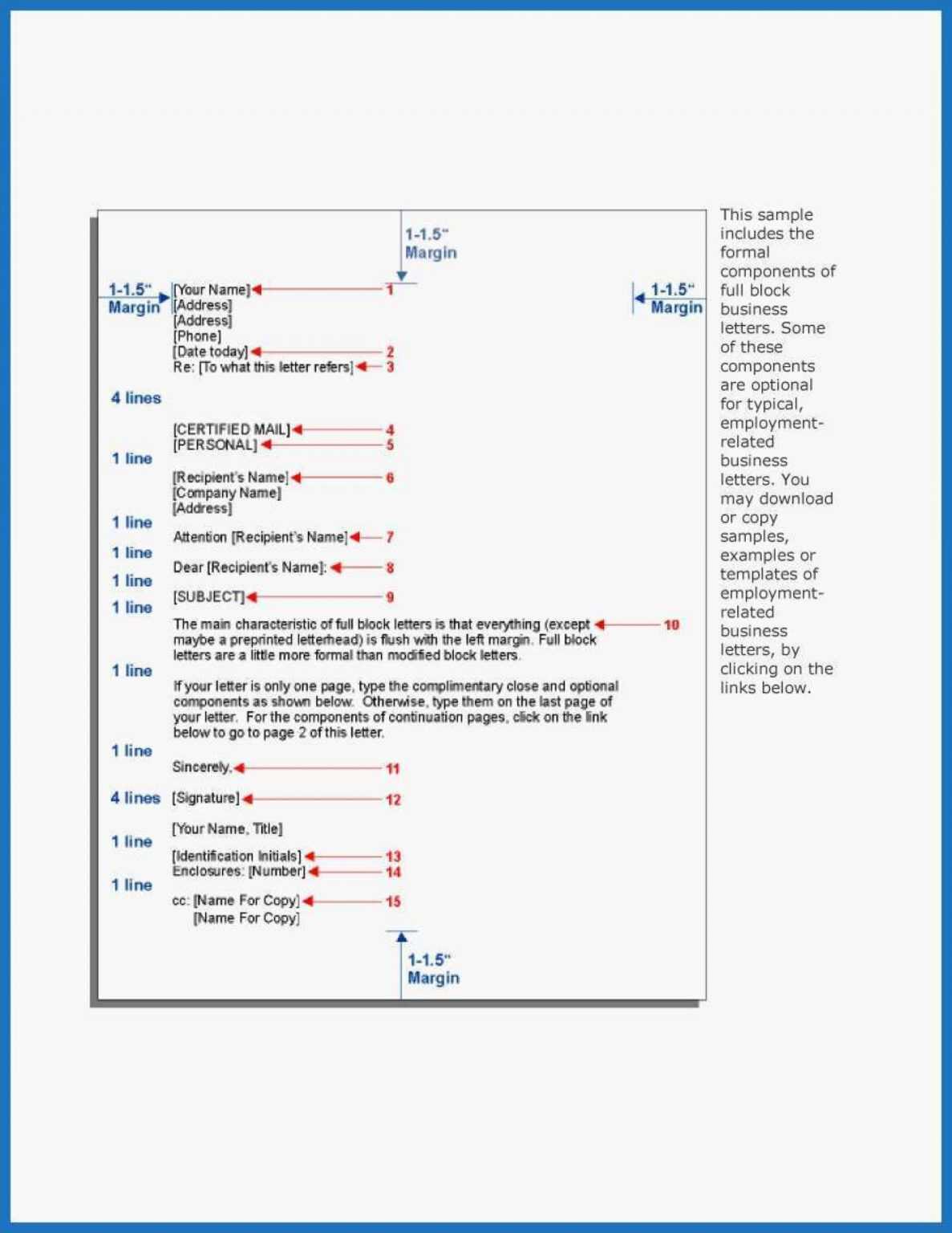 004 Modified Block Format Template Ideas Business Impressive regarding ...