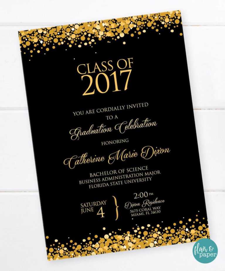 013 Template Ideas Graduation Dinner Invitation Free Of Book within ...