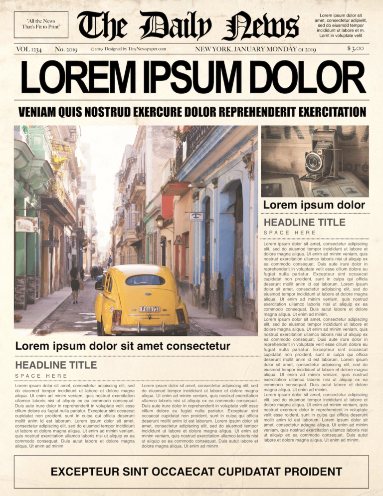 025 Free Old Newspaper Template Microsoft Word Ideas For in Old ...