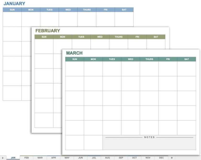 15 Free Monthly Calendar Templates | Smartsheet regarding Blank One ...