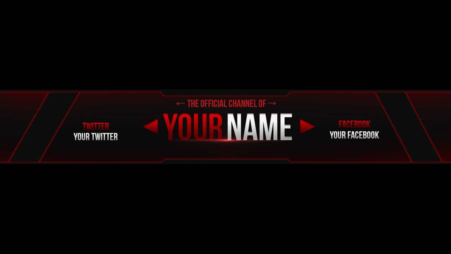 29 Images Of Free Blank Youtube Banner Template pertaining to Youtube ...
