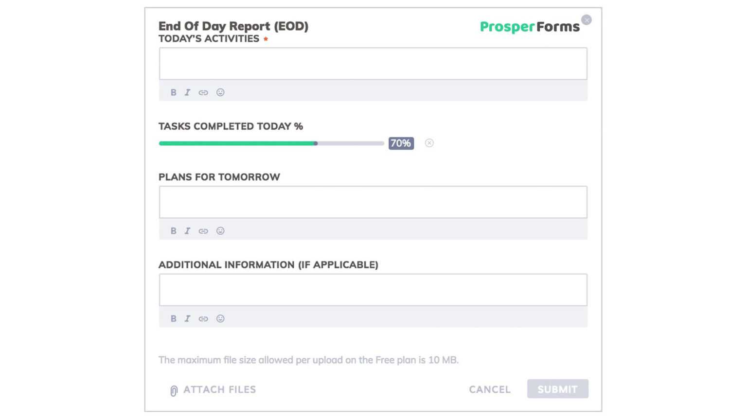 3 Best Examples: Daily Report Template | Free Templates Download for ...
