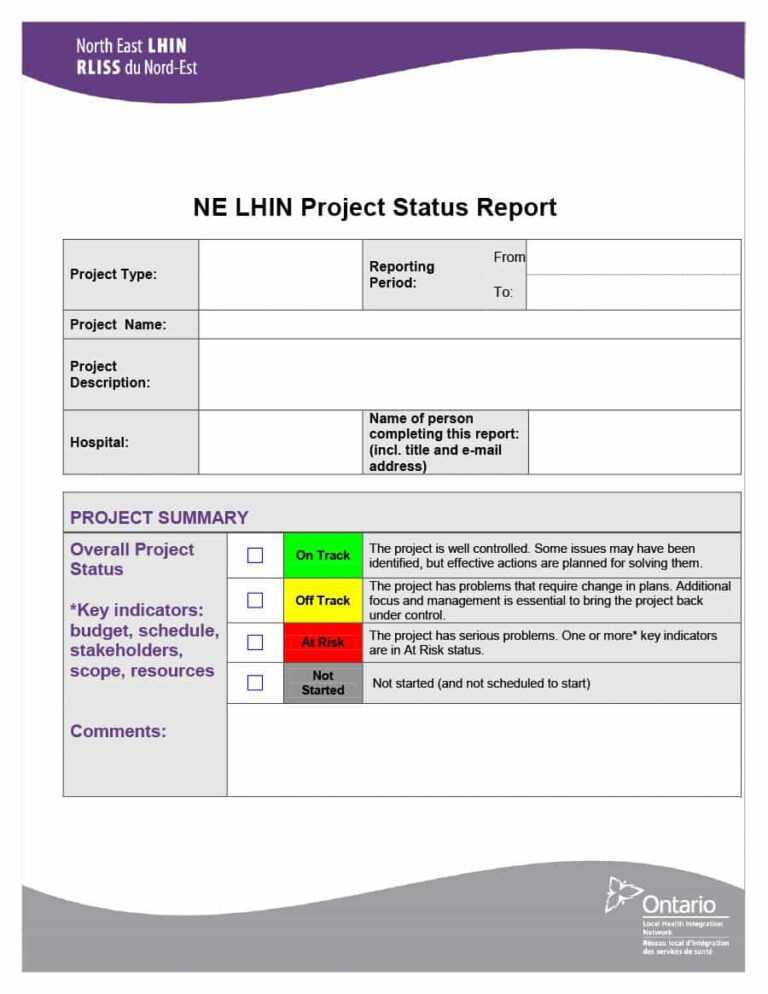 40+ Project Status Report Templates [Word, Excel, Ppt] ᐅ inside Project ...