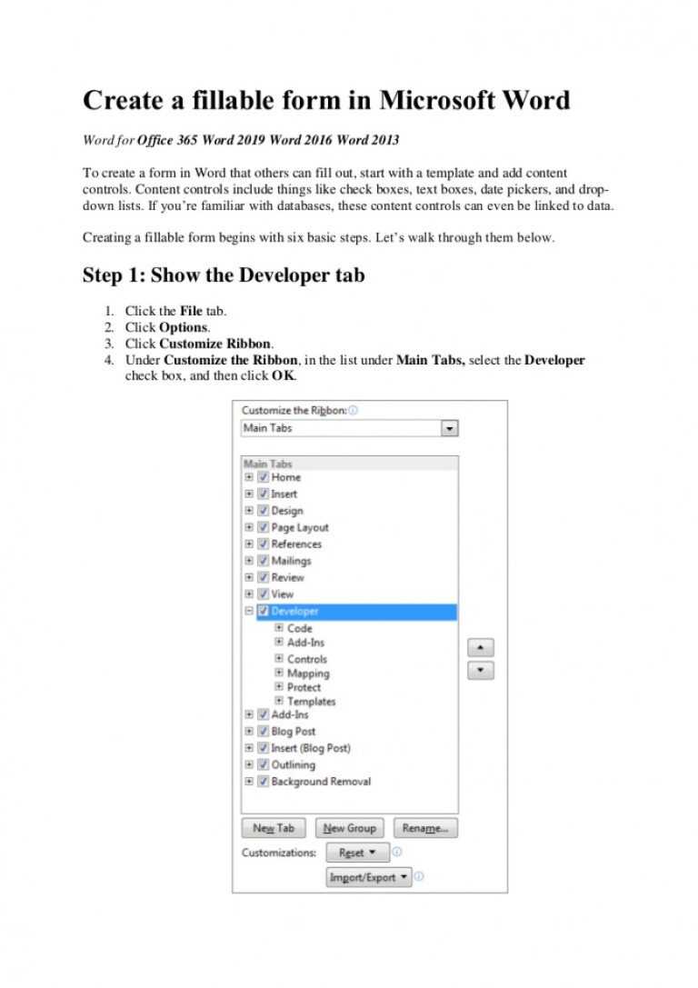 Amazing Microsoft Word Fillable Form Templates Template within Word ...
