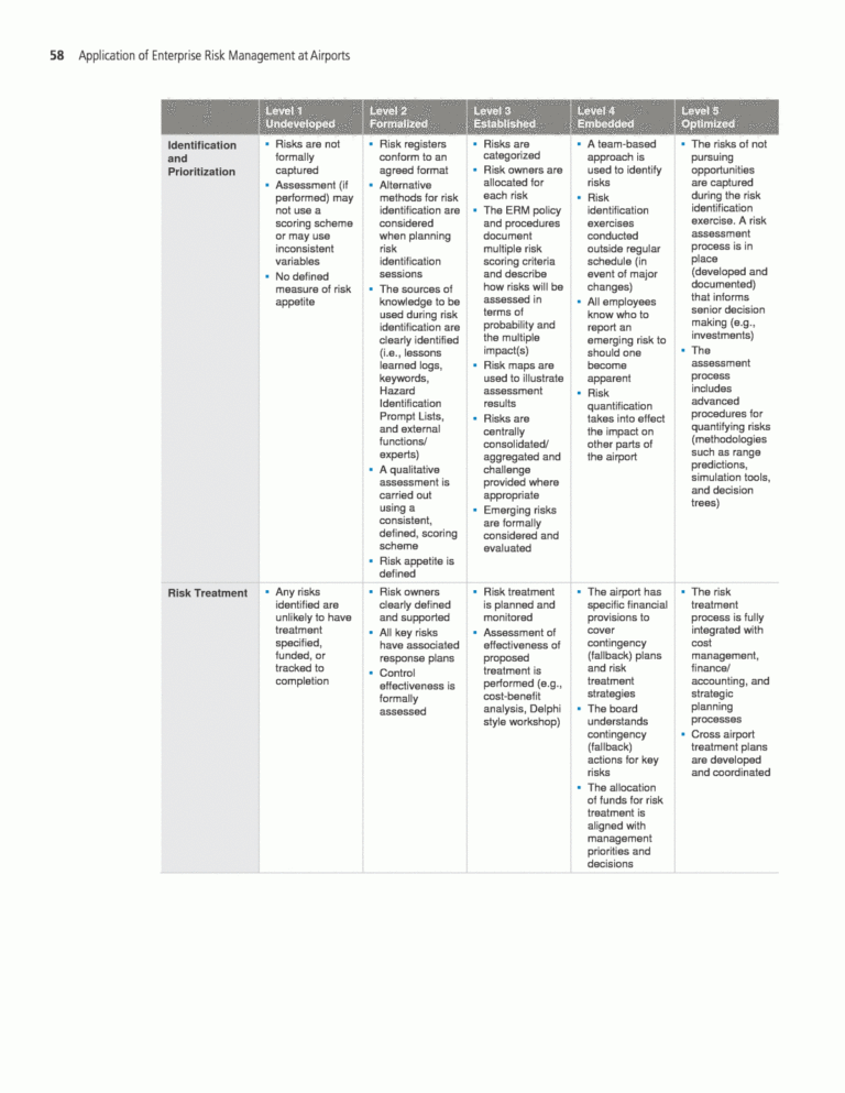 Appendix B – Example Maturity Model | Application Of for Enterprise ...
