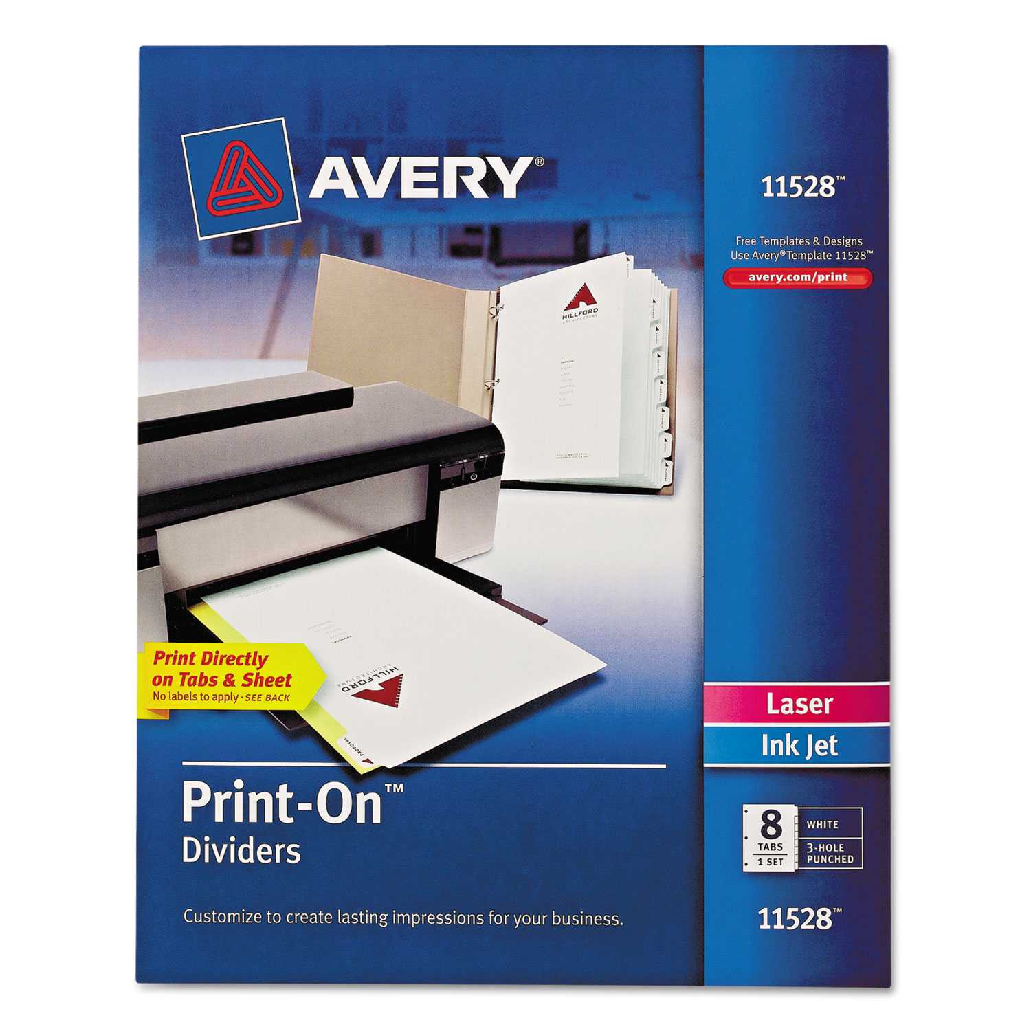  8 Tab Divider Template Word 