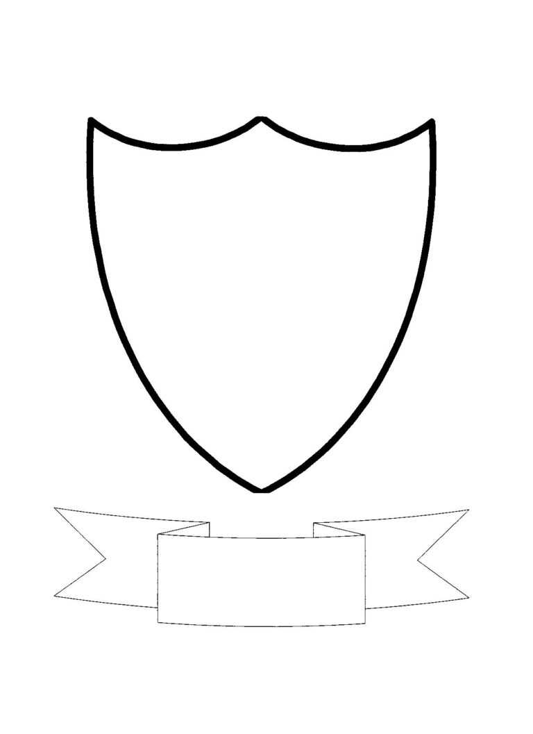 Free Shield Template, Download Free Clip Art, Free Clip Art throughout ...