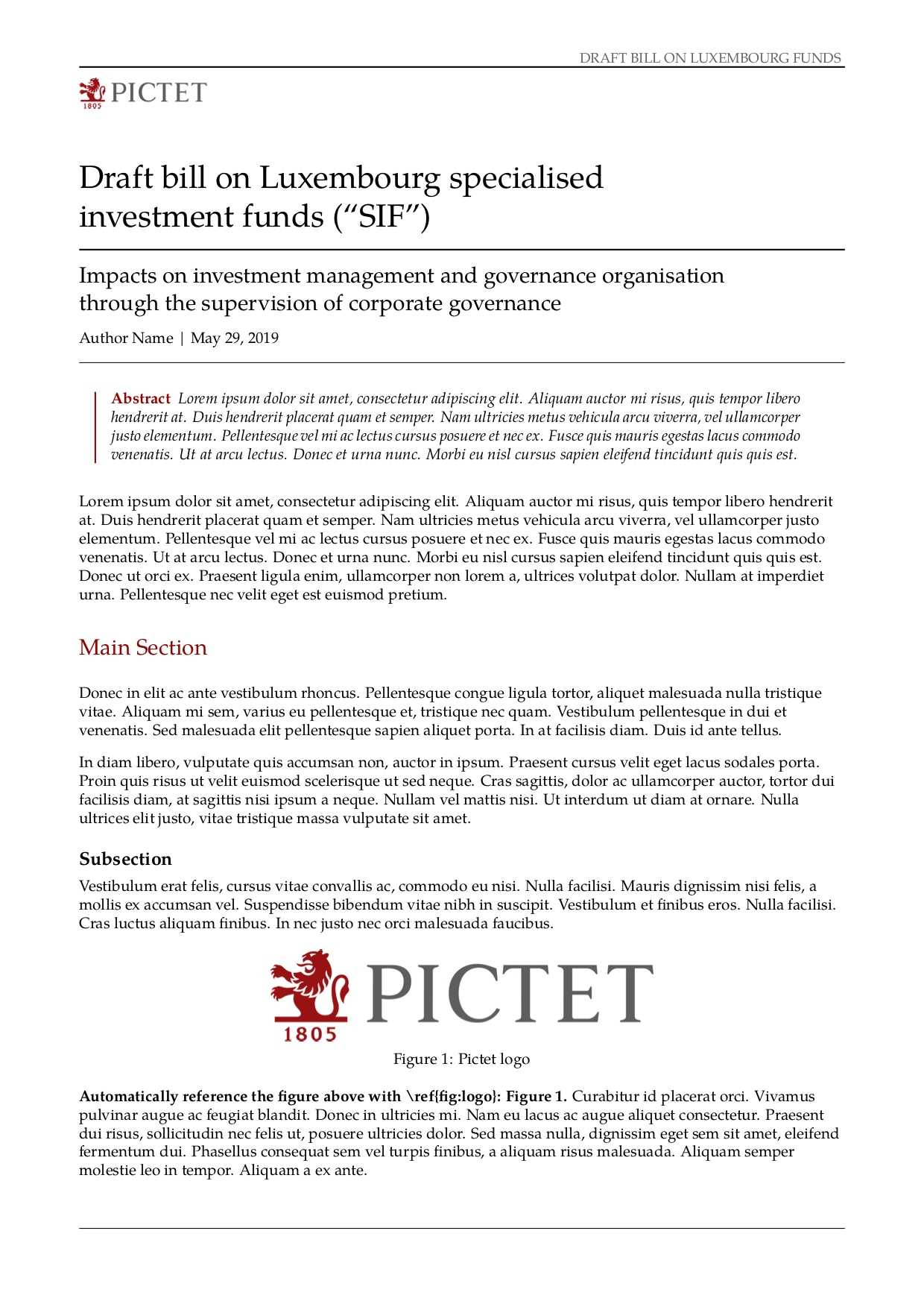 Latex Typesetting Showcase In Technical Report Template Latex