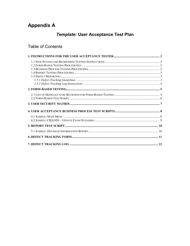 Moe Uat Template throughout User Acceptance Testing Feedback Report ...