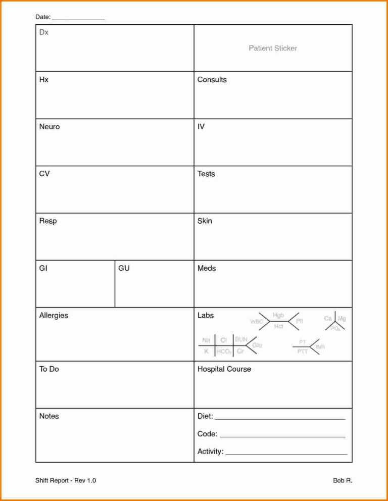 Nursing Assignment Sheet Templates – Zohre.horizonconsulting.co within ...