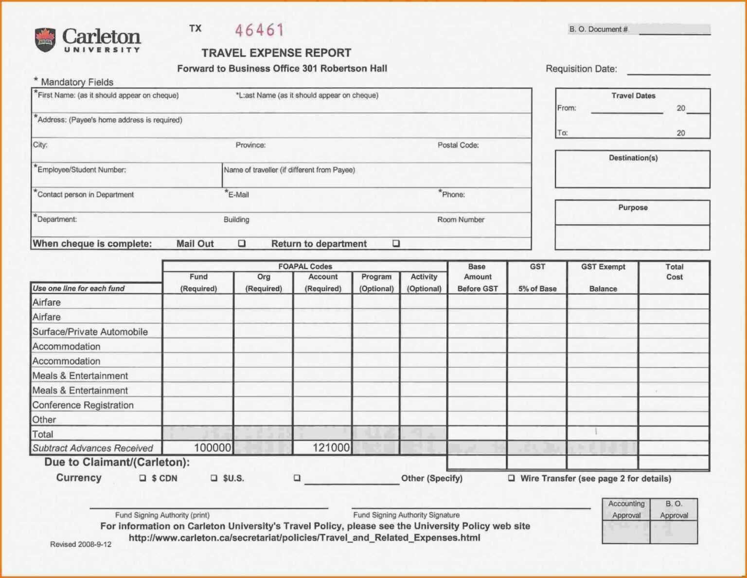 Printable Air Balance Report Form Mersnproforum Form in Air Balance ...