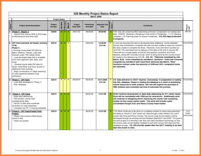 Project Progress Report Template E2 80 93 Wovensheet Co With Progress