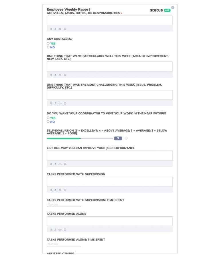 Software Testing Weekly Status Report Template Email Excel for Testing ...