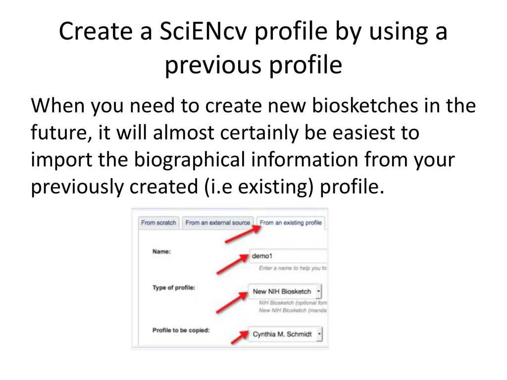 Nih Biosketch Template Word