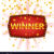 Winner Frame Label Banner Template. Win Congratulations Vintage ...