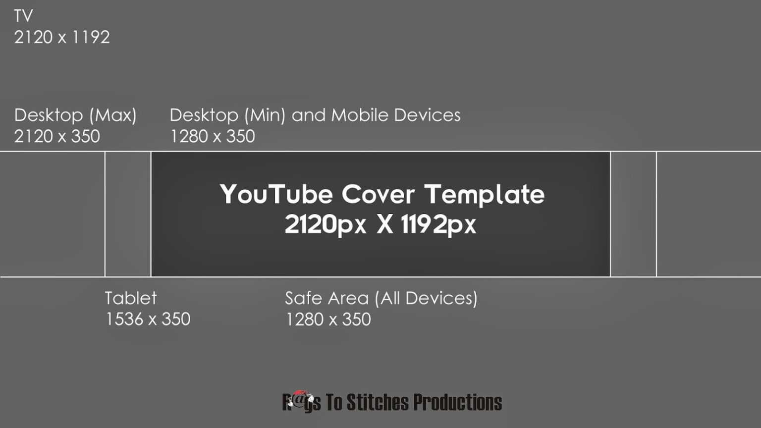 Youtube Banner Template Size For Youtube Banner Template Gimp